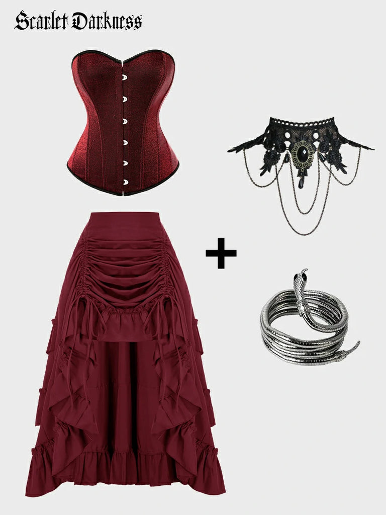 Scarlet Darkness Renaissance Outfits