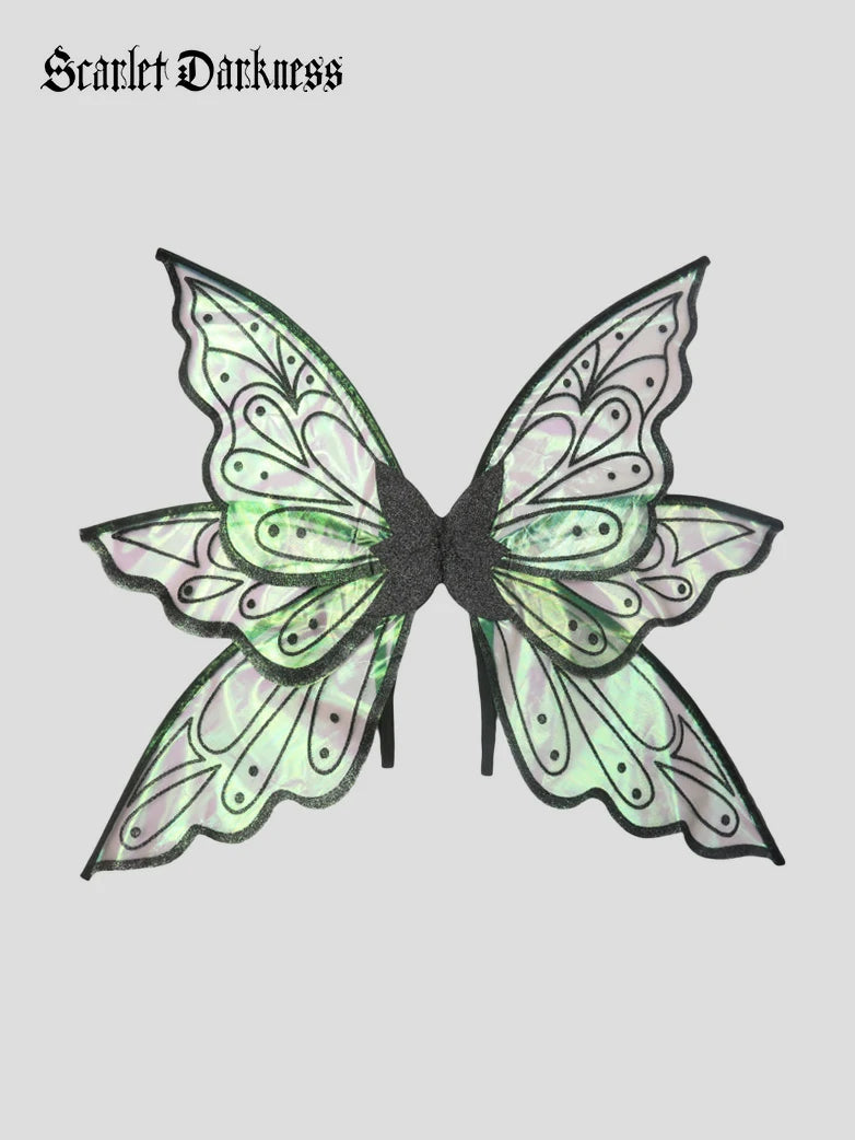 Scarlet Darkness Renaissance Spring Fairy Wings